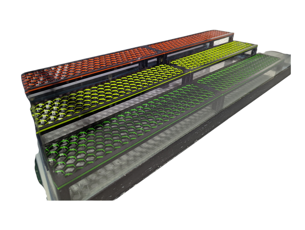 3 tier honeycomb frag rack system for 20g long aquarium – Clear Choice ...