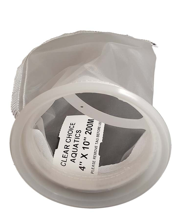 4" x 10" 200 Micron Mesh Filter Sock – Clear Choice Aquatics